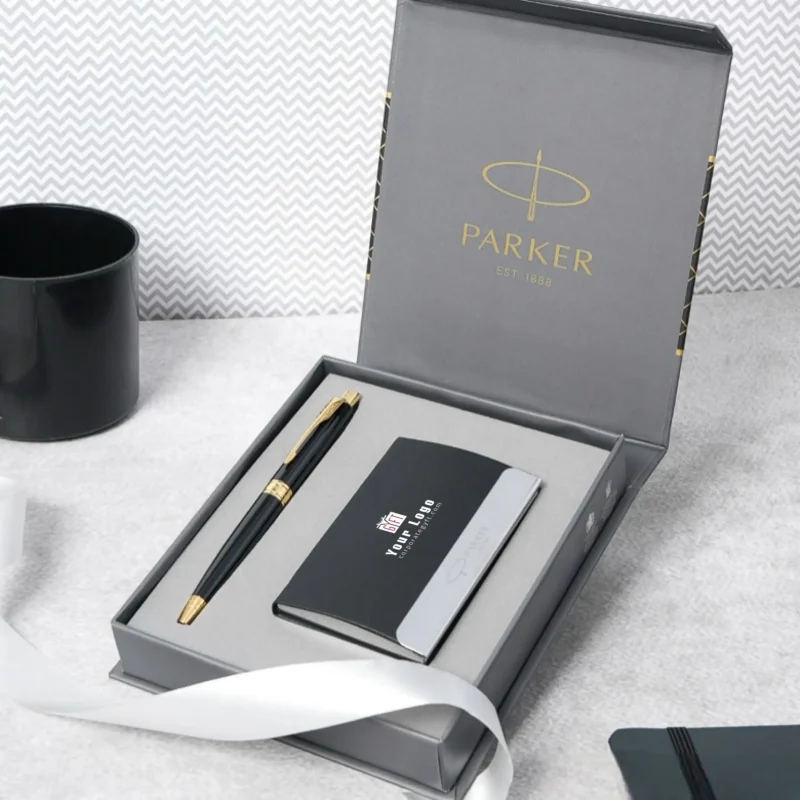 Buy Parker Elite Writing Pen and Card Holder Set in Bulk